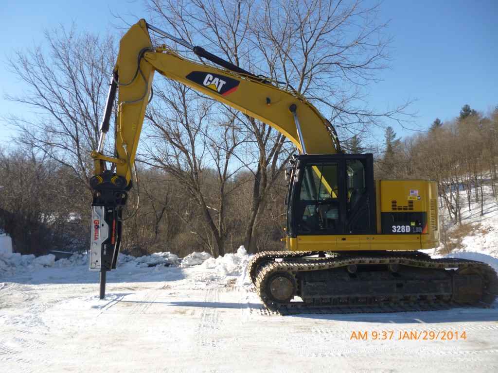 Cat 328 DLCR with Hammer | Tibbits Equipment Services, Inc.